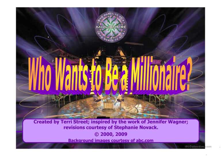 Who Wants To Be Millionaire- Powerpoint Game Template intended for Who ...
