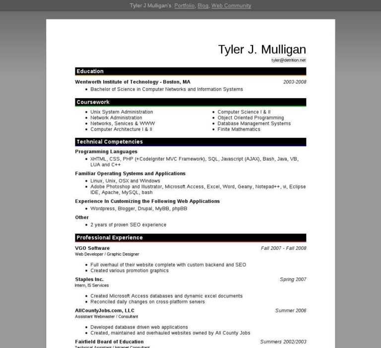 Word Resumes Templates | Resume Template Ideas | Cdc Info regarding ...