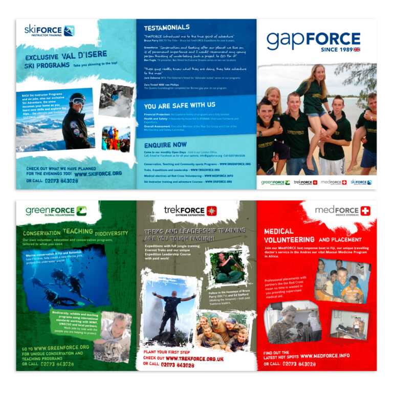 Young Gap Year Global Volunteer A5 Flyer Needed | 8 Brochure in ...